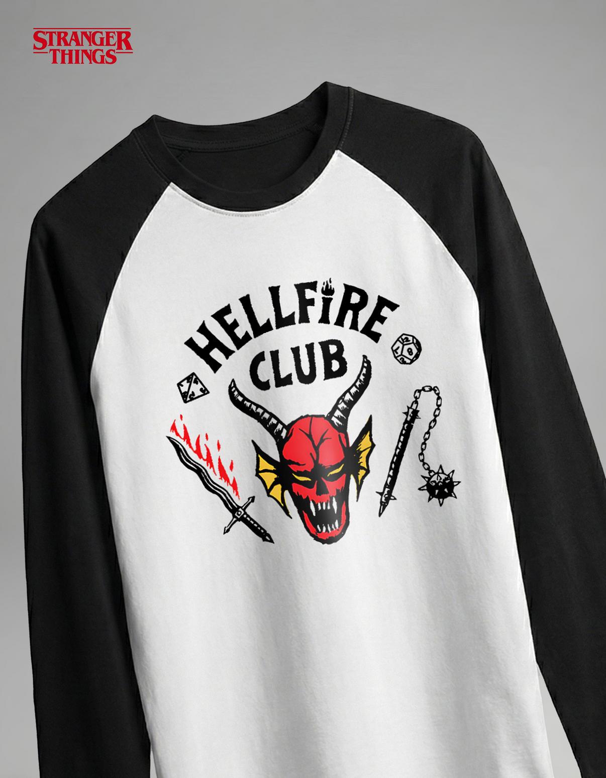 HELLFIRE CLUB RAGLAN TEE – Vybbe