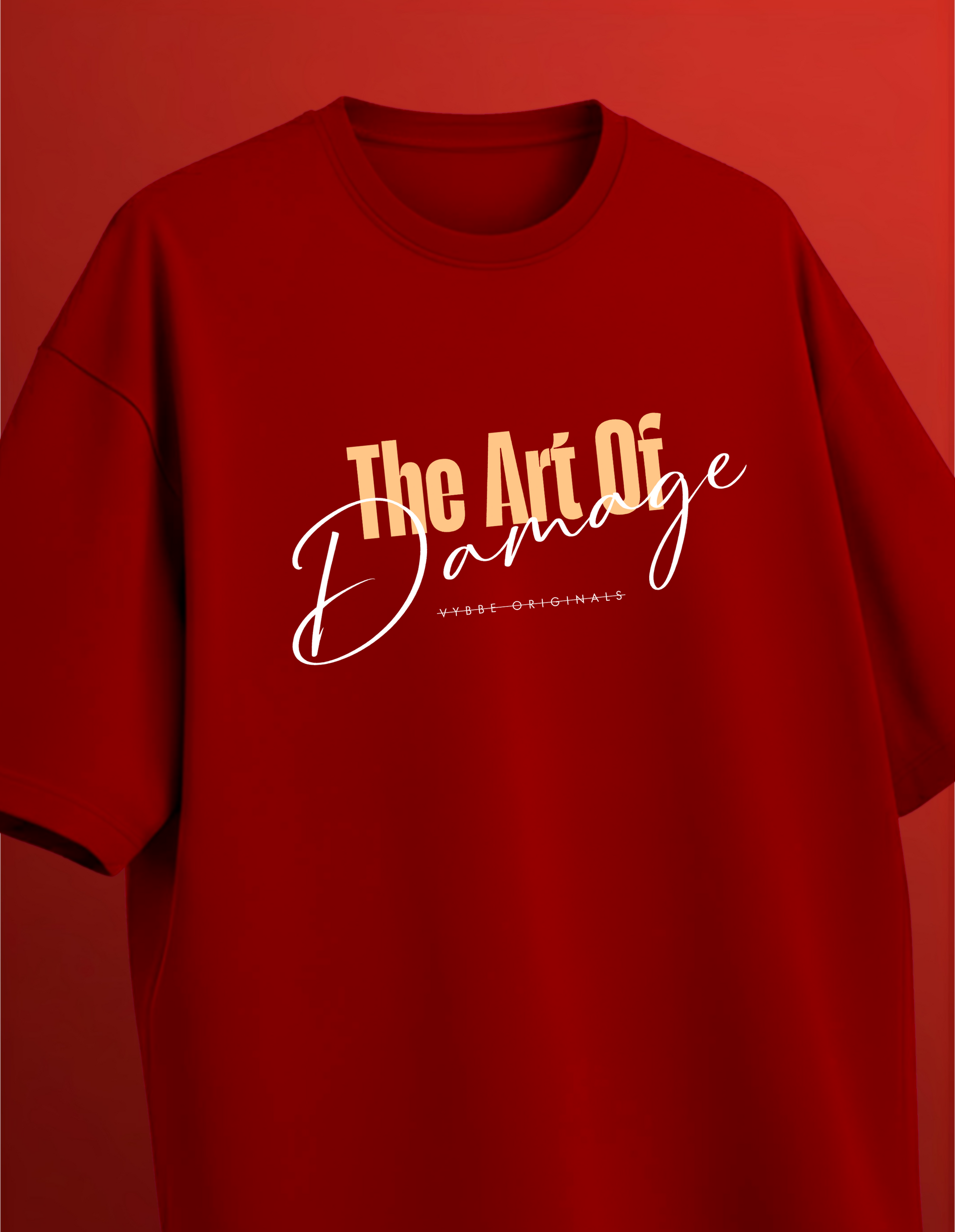 THE ART OF DAMAGE OVERSIZED TEE – Vybbe